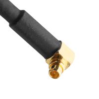 China ROHS RG316 Coaxial Cable RA SMA Plug Right Angle Plug To MMCX Plug Right Angle Plug for sale
