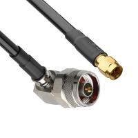 China SMA Male Straight Plug To N Male Plug Right Angle LMR-240 Coaxial Cable OEM/ODM for sale