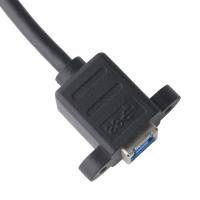 China Male To Male / Female USB 3.0 B Cable Black For Printer Equipment for sale