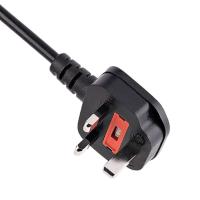 China ROHS Electric Power Cord BS 1363 To C13 18AWG Cable 10A 250V Black OEM/ODM for sale