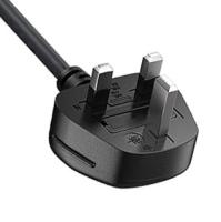 China BS1363 13Amps 250V Electric Power Cord C13 To UK Plug For Computer / Monitor ROHS for sale