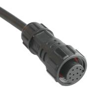 China UL2464 24AWGX5C Waterproof Wire M16 Female To Pitch SH1.0 9P Circular Connector Cable for sale
