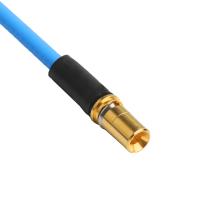 China ROHS Low PIM Flex TFT-5G-402 RF Coaxial Cable Double Shielded With Blue FEP Jacket OEM/ODM for sale