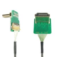 China Adapter HDMI Elbow Lvds Cable Assembly Head HDMI-A1 To Board Interface 20525-030E-02 for sale