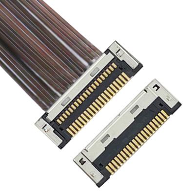 China DF49-20P Micro Coaxial Cable 0.4SD Extremely Fine Coaxial Harnesses DF49-20P-SHL for sale