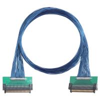 China PCB Extremely Fine Coaxial Harnesses ERM8-040-01-L-D-EM2-TR Twin Coaxial AWG 40 30V for sale
