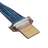 China Printer Fpc Cable FPC-010T-01 MCC COAXIAL UL1354 36AWG 50Ω 0D 0.495 Silvered Copper Alloy for sale