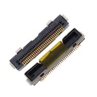 China LVX Series LVX-A30SFYG+ Circuit Board End Connector LVX-A40LMSG+ 0.4mm Pitch 1.2mm Mated Height for sale
