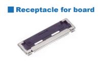 China LVX Series LVX-A30SFYG+ Circuit Board End Connector LVX-A40LMSG+ 0.4mm Pitch 1.2mm Mated Height for sale