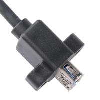 China Black Oem / Odm Usb 3.0 Extension Cable Iso9001 Certification for sale