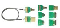 China IPEX 20525-020E-02 To Micro Elbow Head HDMI-D-2 Super Soft Lossless Shielded HDMI Video Cable Adapters for sale