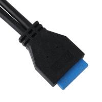 China USB 3.1 Type-E Male To IDC20P Computer Motherboard Power Cable Male Adapter Cable 20 Pin Extension Cable OEM / ODM for sale