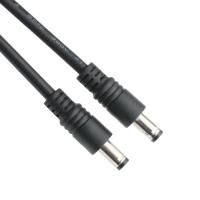 China DC 4Pcs Plug 2.5*5.5mm Solder Type PVC Appearance molding to HRS cable connector 1-1971905-4 HSG*1PCS AND for sale