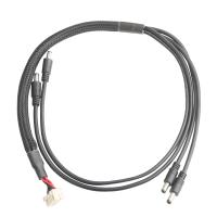 China DC 4Pcs Plug 2.5*5.5mm Solder Type PVC Appearance molding to HRS cable connector 1-1971905-4 HSG*1PCS AND for sale