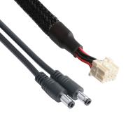 China DC 4Pcs Plug 2.5*5.5mm Solder Type PVC Appearance molding to HRS cable connector 1-1971905-4 HSG*1PCS AND for sale