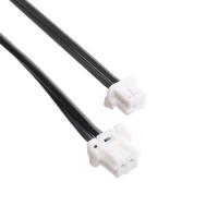 China DC Plug Soder Type PVC To  White Housing 2P MOLEX F  UL 2648 24AWG*2C 80C 300V Black OEM / ODM for sale