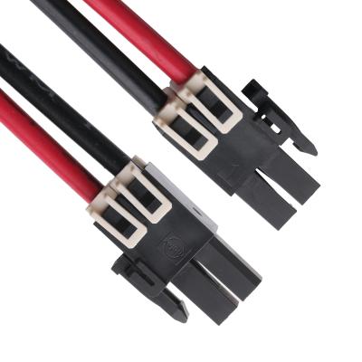China 5.7mm Pitch MOLEX 1716920202 Plug Housing 1*2P Mega-Fit Configuration Symmetrical Connectors At Both Ends for sale