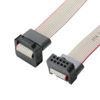 China Idc Connector FC-10P 2.54mm Pitch Wire UL2651 28AWG*10P Cable 1.27mm Pitch For Electronic for sale
