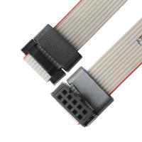 China Idc Connector FC-10P 2.54mm Pitch Wire UL2651 28AWG*10P Cable 1.27mm Pitch For Electronic for sale