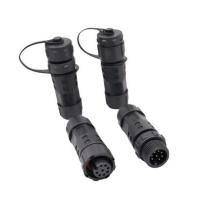 China M12 3 Pin waterproof Circular Connector Cable Female Straight Molded for LVDS Display OEM/ODM for sale