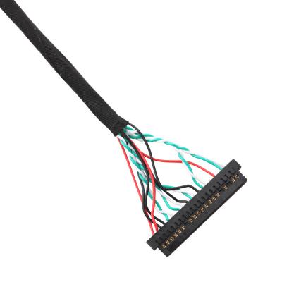 China Multi Core LVDS LCD Cable 20 Pin WL1258h-20P HRS DF13-20DS-1.25C for sale