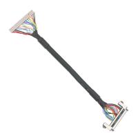 China 30 pin Hrs Df14-30s LVDS LCD Cable , 50 pin Jae Fi-Re51hl Embedded Displayport Cable for sale
