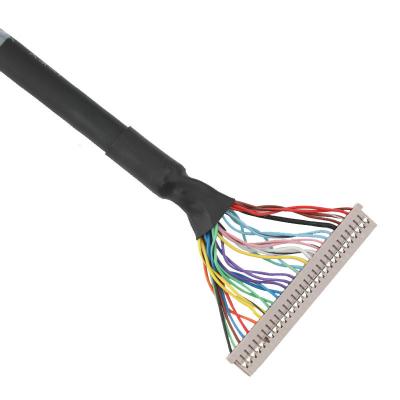 China 30 pin Hrs Df14-30s LVDS LCD Cable , 50 pin Jae Fi-Re51hl Embedded Displayport Cable for sale