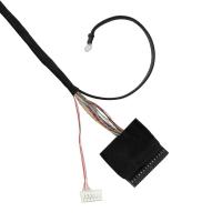 China 30/40 pin LVDS LCD Cable Molex 2mm 51110-3050 Aces 50204-040 0.5mm for sale