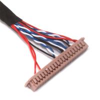 China 1.25mm Pitch LVDS LCD Cable Hirose Df13-40ds-1.25c Df19g-20s for sale