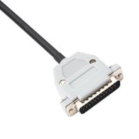 China 30 Pin Panel Mount Cable Db25 Male Plug Te 104483-5 2.54mm Pitch for sale