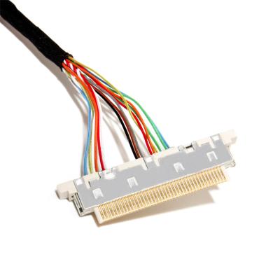 China 40 pin / 20 pin LVDS Cable Assembly Hrs Df14-20s-1.25c Aces 50204-040 88441-040 for sale