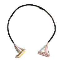 China 40 pin / 20 pin LVDS Cable Assembly Hrs Df14-20s-1.25c Aces 50204-040 88441-040 for sale