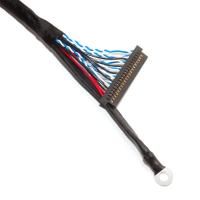 China 20 Pin jae LVDS Connector Cable Wire FI-S20S 1.25 mm side plug housing for sale