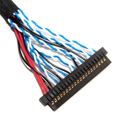 China 20 Pin jae LVDS Connector Cable Wire FI-S20S 1.25 mm side plug housing for sale