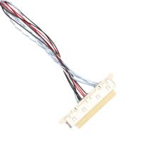 China AWG 36 LVDS LCD Cable , LVDS Video Cable Jae Fi-X30hl Aces 50204-040 Jst Phr-8 8pin for sale