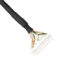 China AWG 28 40 Pin Lvds Cable 100V AC ACES 50204-040 JST SHDR-40V-S-B for sale