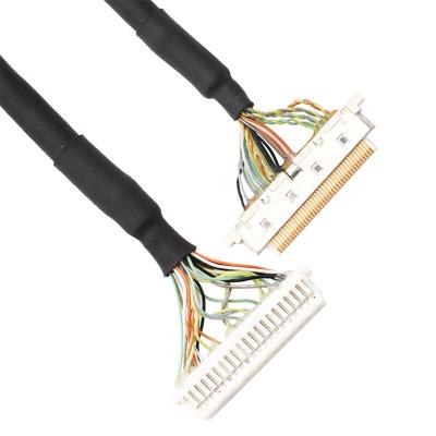 China AWG 28 40 Pin Lvds Cable 100V AC ACES 50204-040 JST SHDR-40V-S-B for sale