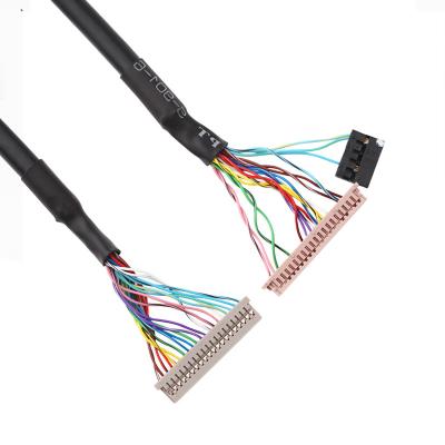 China DF13-40S-1.25C DF14-3S-1.25 LVDS LCD Cable , HRS 1.25MM 40 Pin Edp Cable for sale