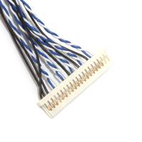 China 1.25mm pin pitch Lcd Lvds Cable HRS DF14-20S-1.25C TO DF14-30S-1.25C for sale
