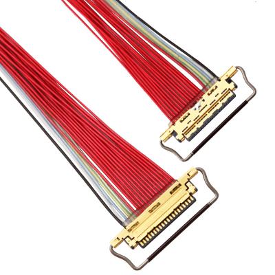 China I-Pex 0.5Pitch 20453-220T-03 20pin LCD TV Micro Coaxial Cable Assembly for sale