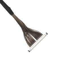 China lvds Micro Coaxial Cable Assembly CABLINE-UA II i-pex 20496-032T-40 for sale