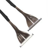 China lvds Micro Coaxial Cable Assembly CABLINE-UA II i-pex 20496-032T-40 for sale