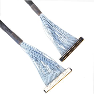 China Micro Coaxial Lvds 40 Pin Cable 0.25mm Pitch KEL XSLS20-40 for sale