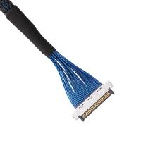 China 0.4mm pitch Custom Coax Cable Assembly KEL USL20-30S UL94V 0 material for sale