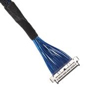 China 0.4mm pitch Custom Coax Cable Assembly KEL USL20-30S UL94V 0 material for sale