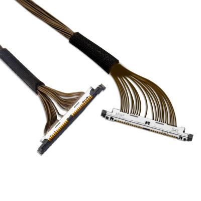 China 26p Micro Coaxial LVDS Cable Assembly HRS DF56-26P-0.3SD 0.3 Mm for sale