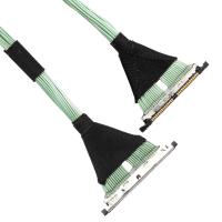 China 0.3mm LVDS Coaxial Cable HRS DF56-30P-0.3SD 30p gold tin Contact plating for sale