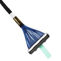 China HRS 0.5mm Custom Coax Cable Df80d-40p-0.5sd 40p Micro Coax Cables for sale