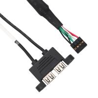 China 51110-0860 Panel Mount Cable 28awg Panel Mount Dual Usb Socket 2.00mm Pitch for sale