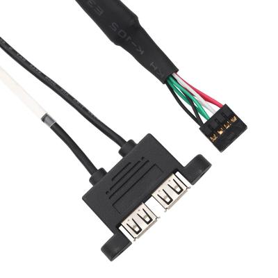 China 51110-0860 Panel Mount Cable 28awg Panel Mount Dual Usb Socket 2.00mm Pitch for sale
